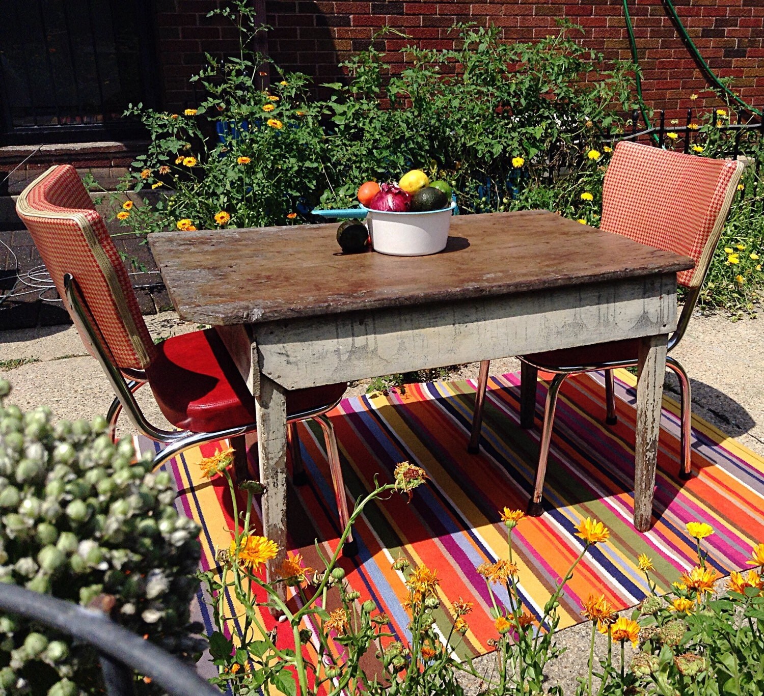 Single Board Top Table/ Antique Primitive Rustic Farm-Can Be Customized ...