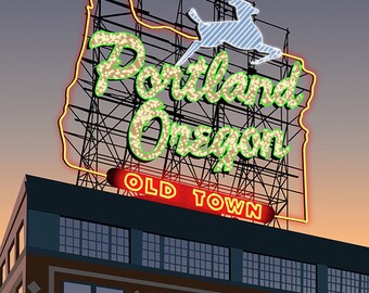 Made in oregon sign | Etsy