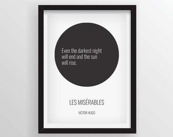 Les miserables print | Etsy