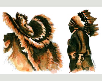 Western ink pen | Etsy