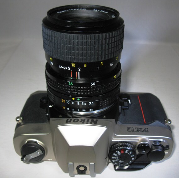 Nikon FM10 35mm Student Camera with Nikon Nikkor 3570 Lens