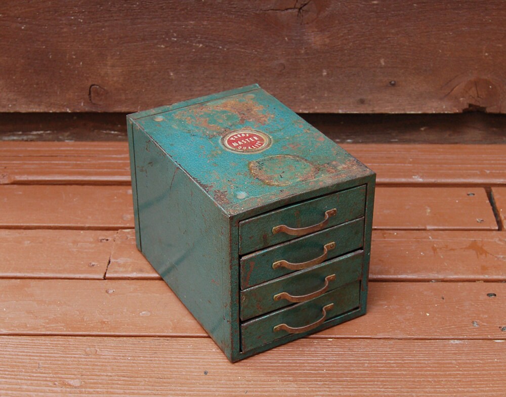 Small Metal Parts Box, Industrial Storage Box, Small Tool Cabinet ...