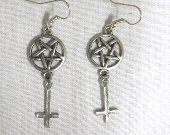 Evil Satanic Occult Ritual INVERTED CROSS Inverted Crosses