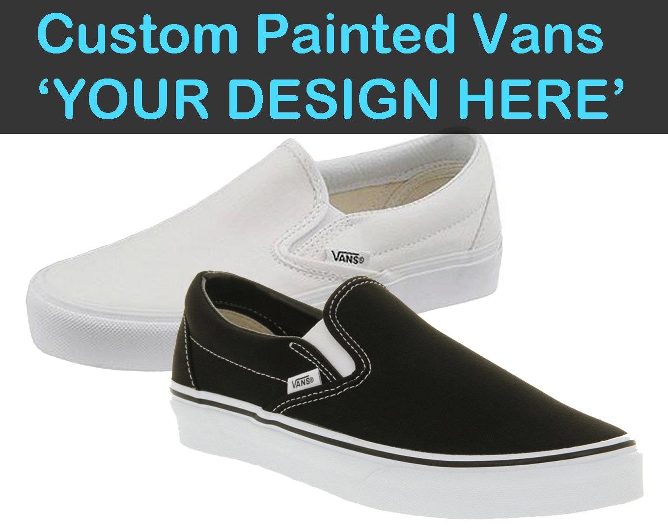 Custom Vans Painted Shoes Choose Your Design Hand Painted Vans