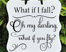 Popular items for what if i fall on Etsy