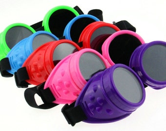 LED Light up Rave Gas Mask by ParadiseGloTreasures on Etsy