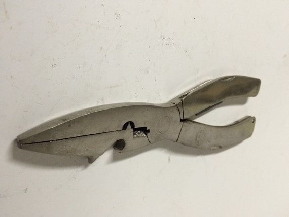 Vintage ABC Solingen Fishing Tool Pliers Knife by ANNZTIQUES