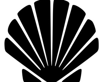 Seashell decal | Etsy