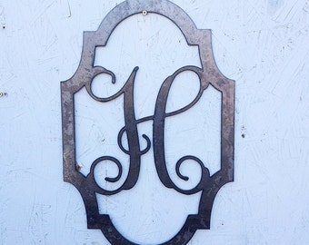 Letter h monogram | Etsy