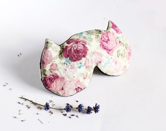 Cat eye sleep mask Cute kawaii kitty sleep mask by EVESAdesign