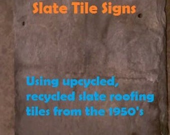 Slate welcome sign | Etsy
