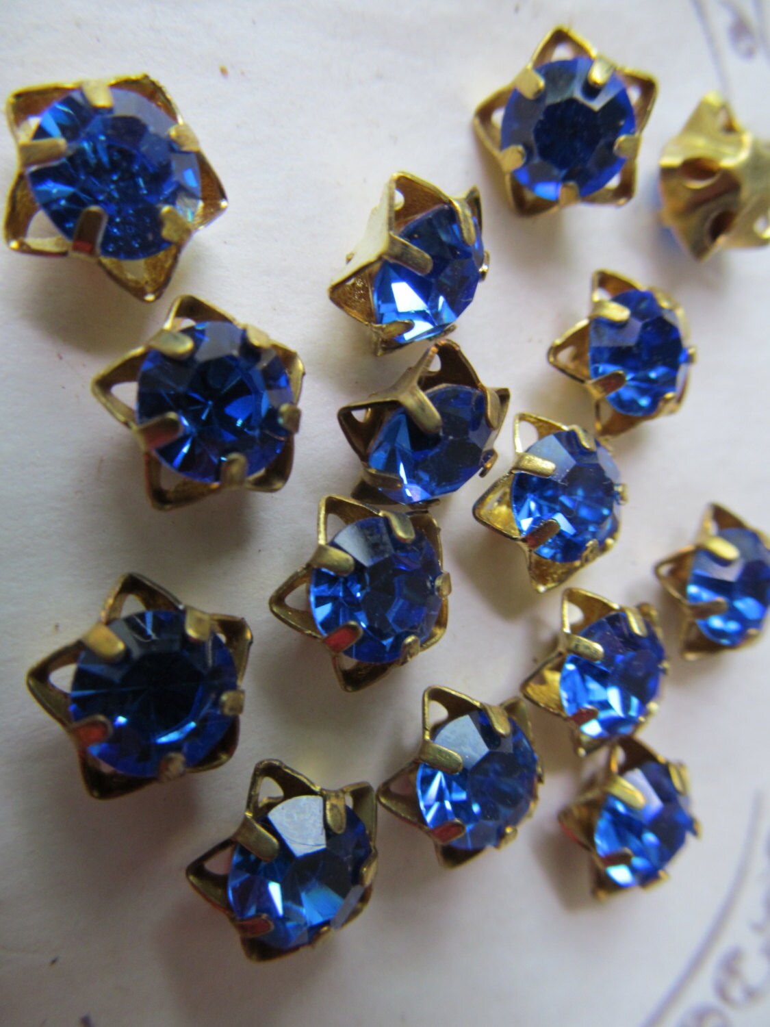 Vintage Star Shaped Royal Blue Rhinestone Drop – Haute Juice