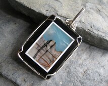 Popular items for intarsia pendant on Etsy