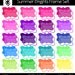 Digital Clipart Frames-Summer Brights Frames-Text