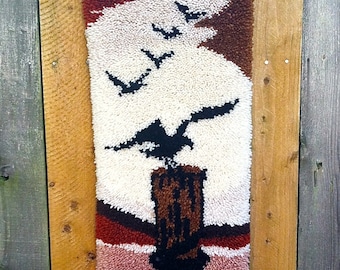 Latch hook art | Etsy