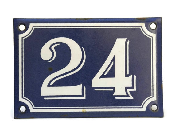 House Door Number 24. French Blue and White by LeBonheurDuJour
