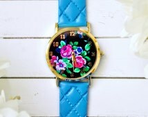 Popular items for floral watch on Etsy