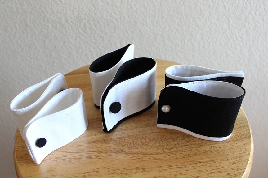 Dog cuffs custom dog tuxedo cuffs for wedding dog wedding