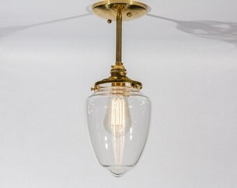 Industrial Desk Lamp Open Bulb by LuxAndWatts on Etsy
