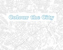 Unique coloring pages related items | Etsy