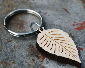 Bike Wooden Keychain Bicycle Key Ring