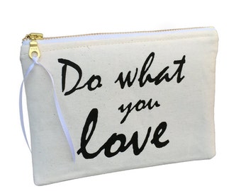 Quote makeup bag | Etsy