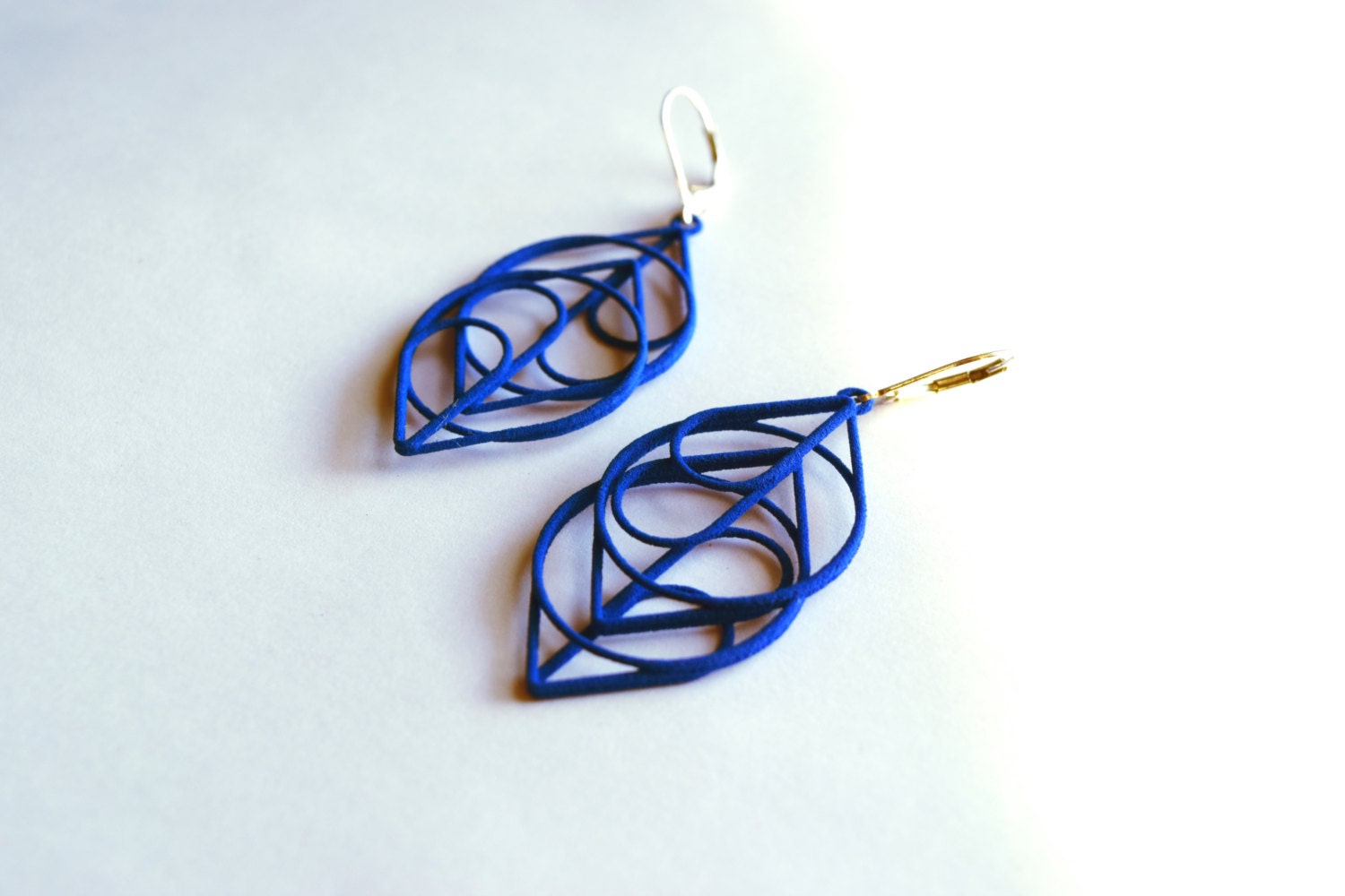 The Heart Modern Striking 3D Printed Earrings. Free