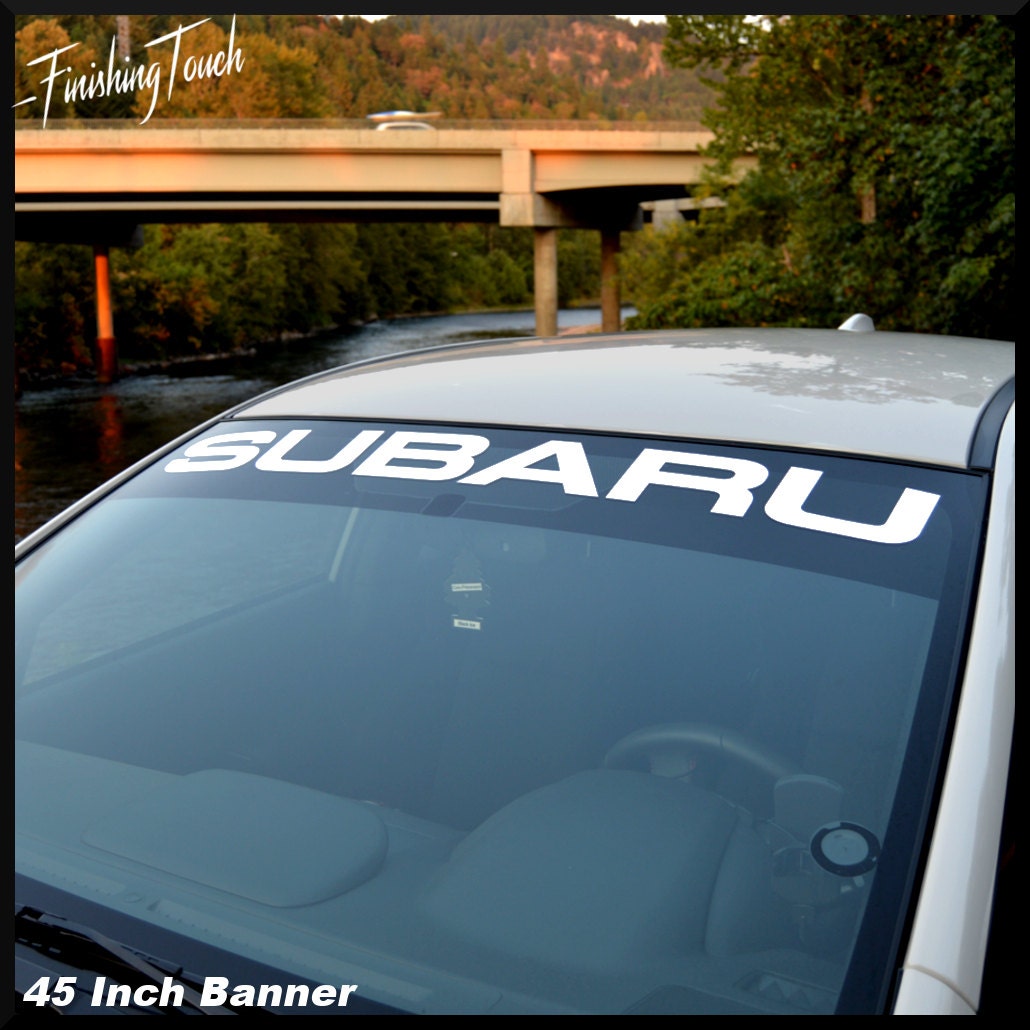 SUBARU Vinyl Windshield Banner Sticker decal graphic many