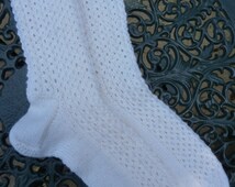 Popular items for knitted lace socks on Etsy