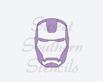 Superhero stencil | Etsy