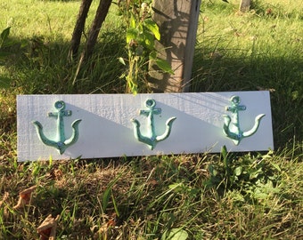 Anchor coat rack | Etsy