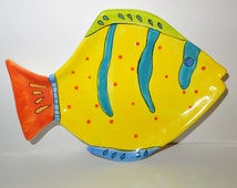 Popular items for hand painted fish on Etsy