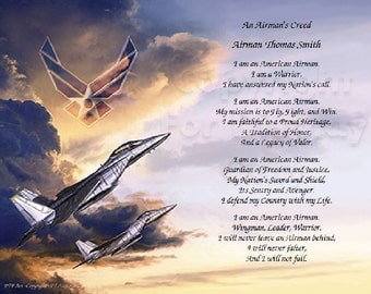 Airmans creed | Etsy