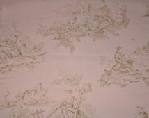 Popular items for pink toile on Etsy