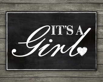 Its a girl sign | Etsy
