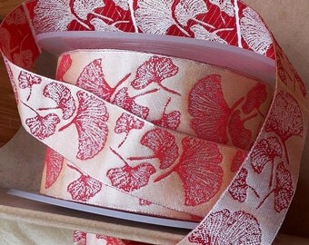 Ginkgo leaf fabric | Etsy