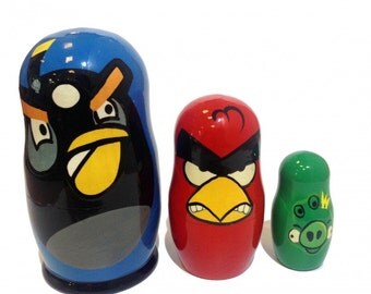 Items similar to Nesting, Russian, Matryoshka, Babushka Doll Inspired ...