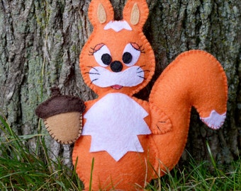 Squirrel pattern | Etsy