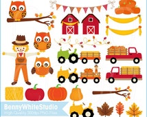 Popular items for autumn tractor on Etsy