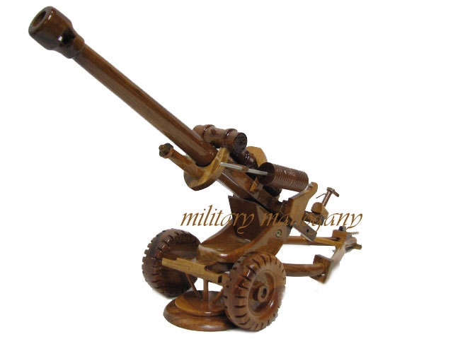 M119 M119A1 M119A2 105mm Field Artillery Howitzer Wood Wooden