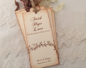 Wedding bookmark | Etsy