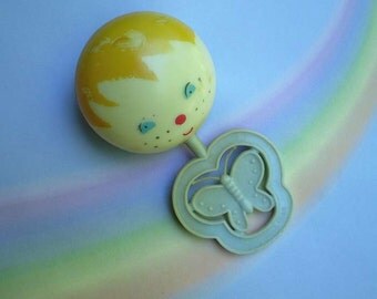 Vintage baby rattle | Etsy