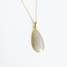 Long Necklace Moonstone Long Pendant Necklace/ Long Layering