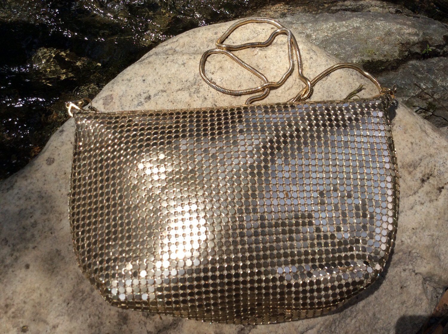 Vintage 1980s Gold Metal Mesh Purse – Haute Juice