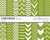 Unique olive green chevron related items | Etsy