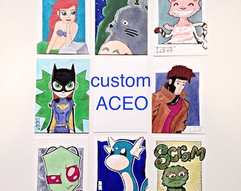 Trading card aceo | Etsy