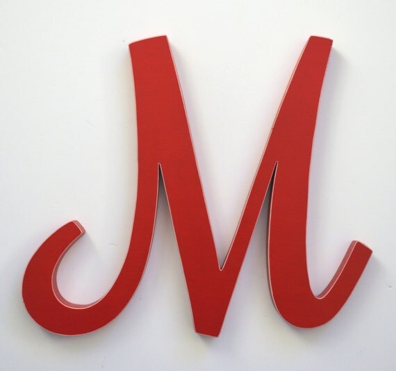 Large Wooden Letter M Wood Letters 24 Inch