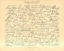 Unique autograph signature related items | Etsy