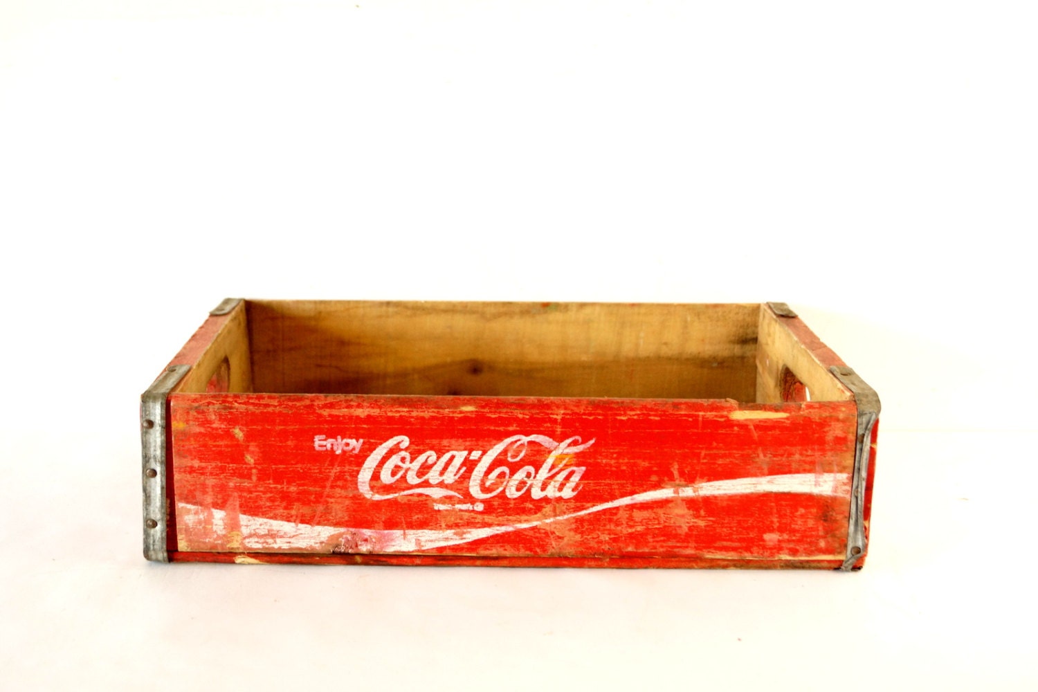 Vintage Coca-Cola Wooden Beverage Crate #0-70, Coke Crate in Red and ...