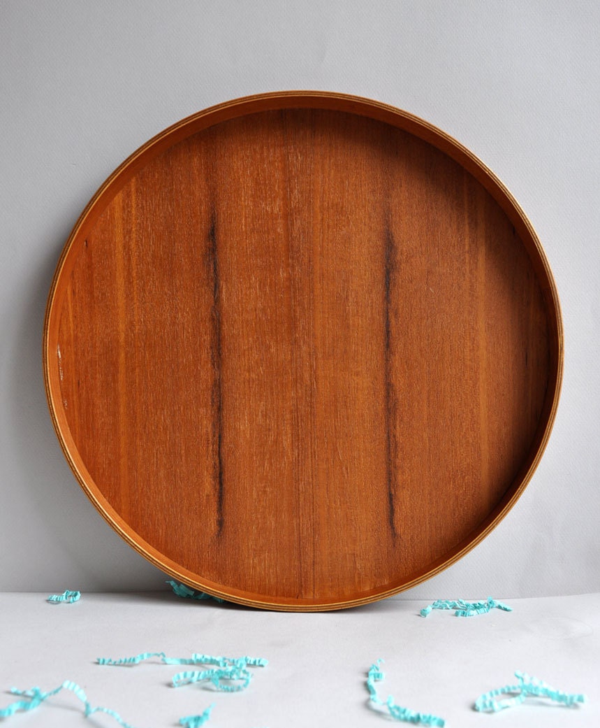 Veneer Teak Tray – Haute Juice